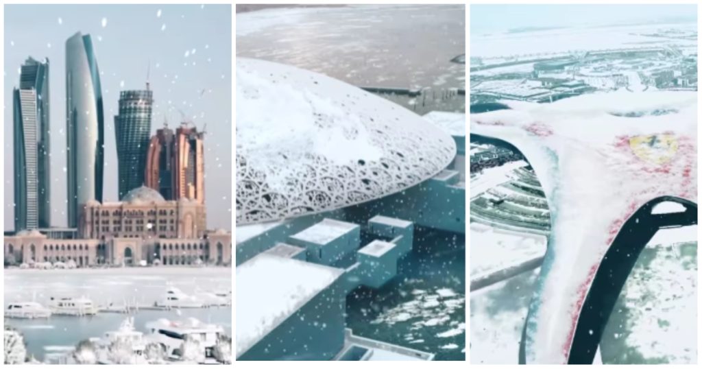 Can you guess these snow-covered Abu Dhabi landmarks? - UAE Times