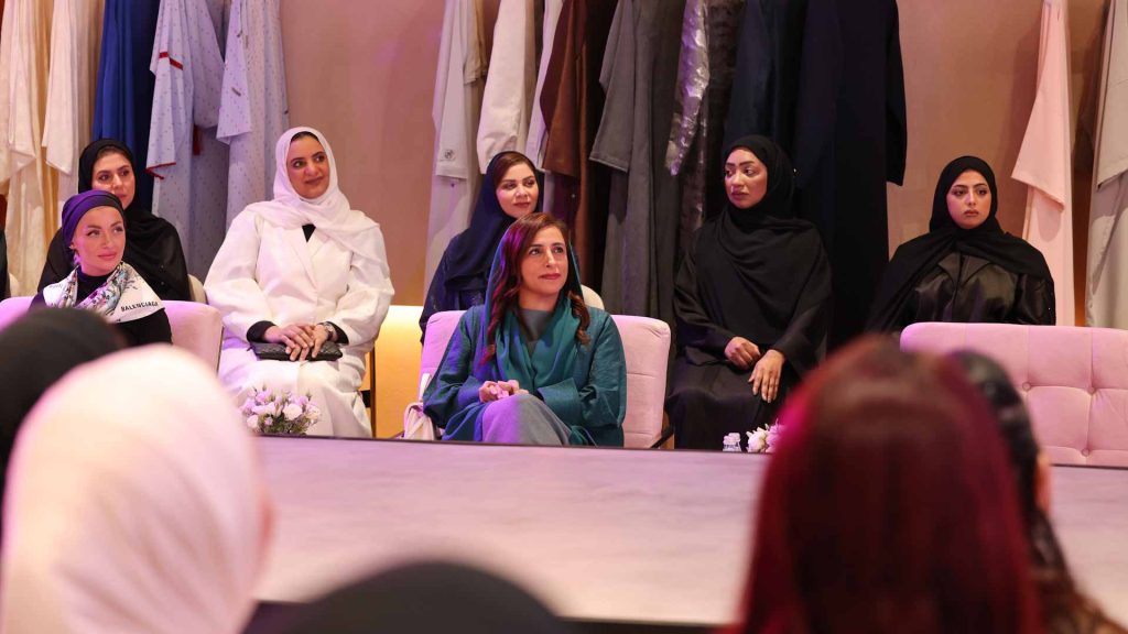 Bodour Al Qasimi attends the opening of the fashion destination in the ...