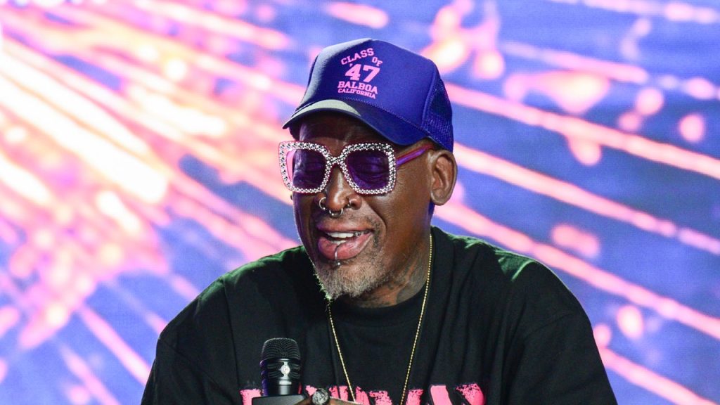 Dennis Rodman debuts face tattoo featuring girlfriend Yella Yella's ...