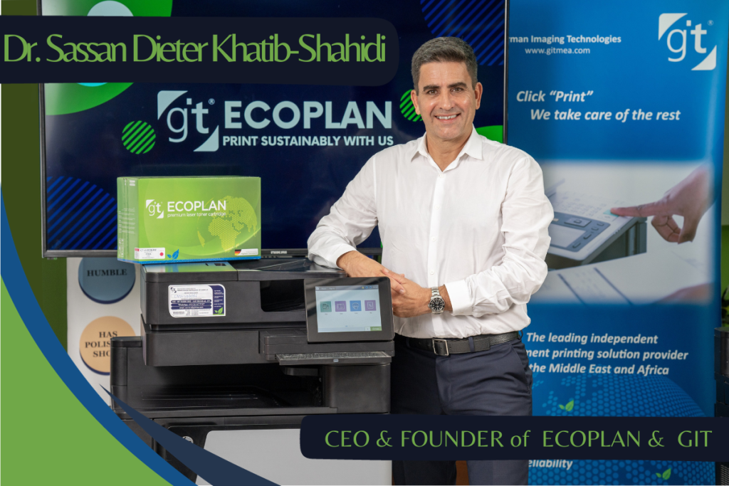 Sustainable Printing Solutions With ECOPLAN: Dr. Sassan Dieter Khatib-Shahidi As The Founder Of ...
